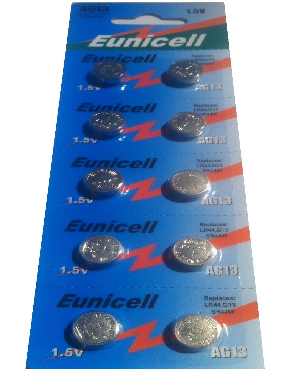 20 x AG13 G13 SR44 LR44 A76 V13GA PX76A 357 Alkaline Button Batteries ...