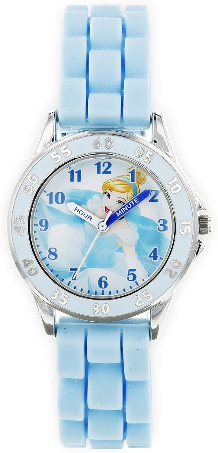 Disney Princess Unisex Child Analogue Classic Quartz Watch with Rubber ...