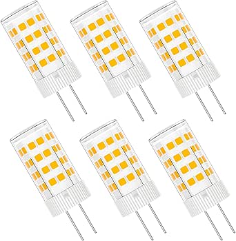 G4 LED Bulb 4W T3 JC Type Bi-Pin Base Light Bulbs 2700K Warm White 12V AC/DC 30W-40W Halogen ...