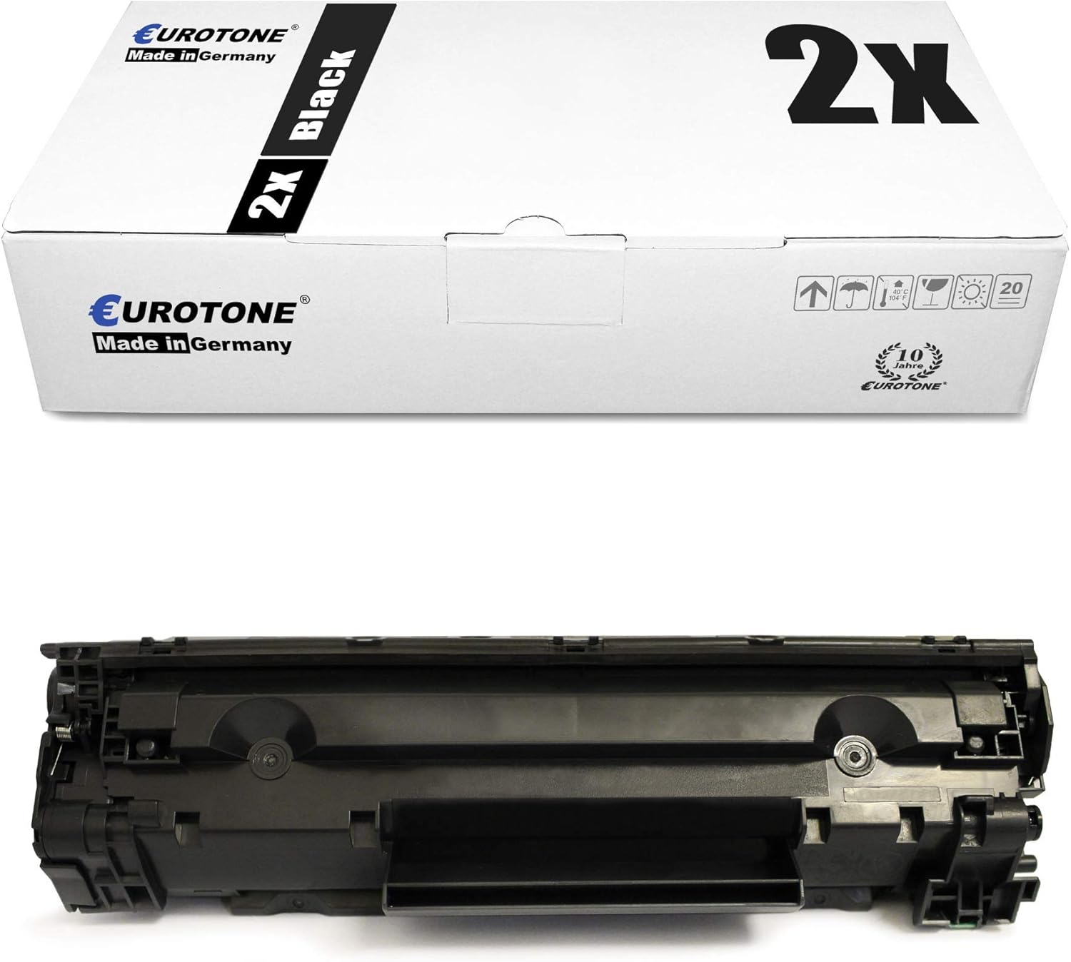 2X Eurotone Toner pour Canon I-Sensys MF 211 212 216 217 226 227 229 ...