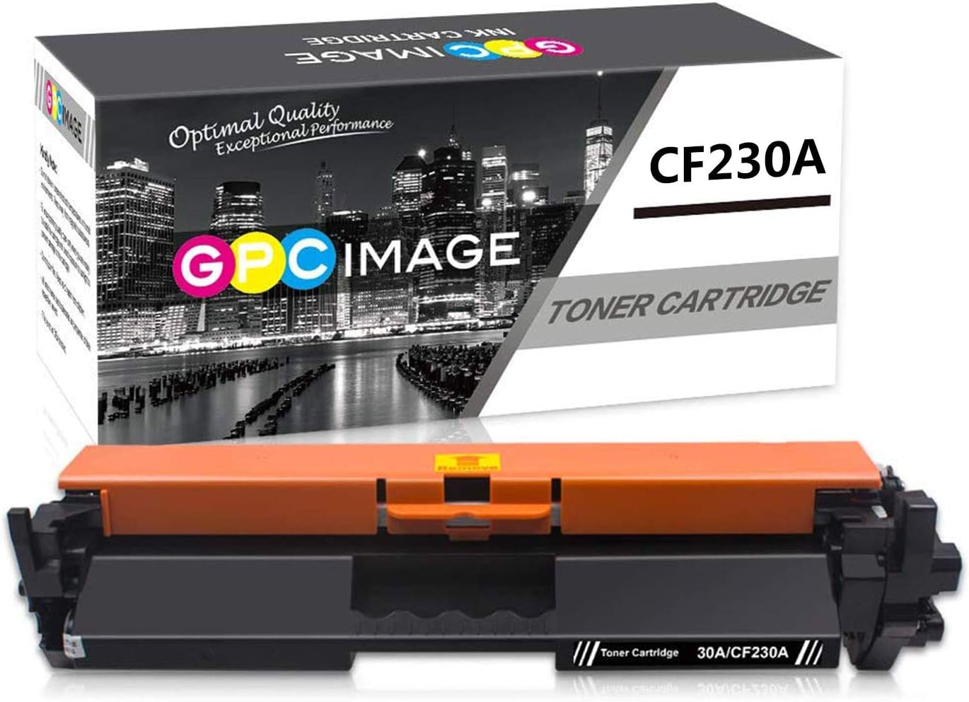 GPC Image 30A Cartouche de Toner Compatible pour HP CF230A 30A -avec ...