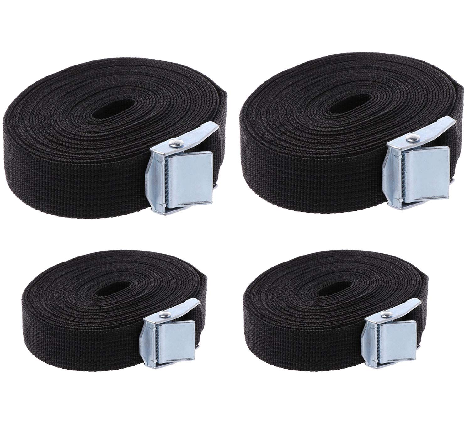 NewZC 4 Pack Lashing Strap 3 m Buckled Straps and 6 m Tensioning Belts ...