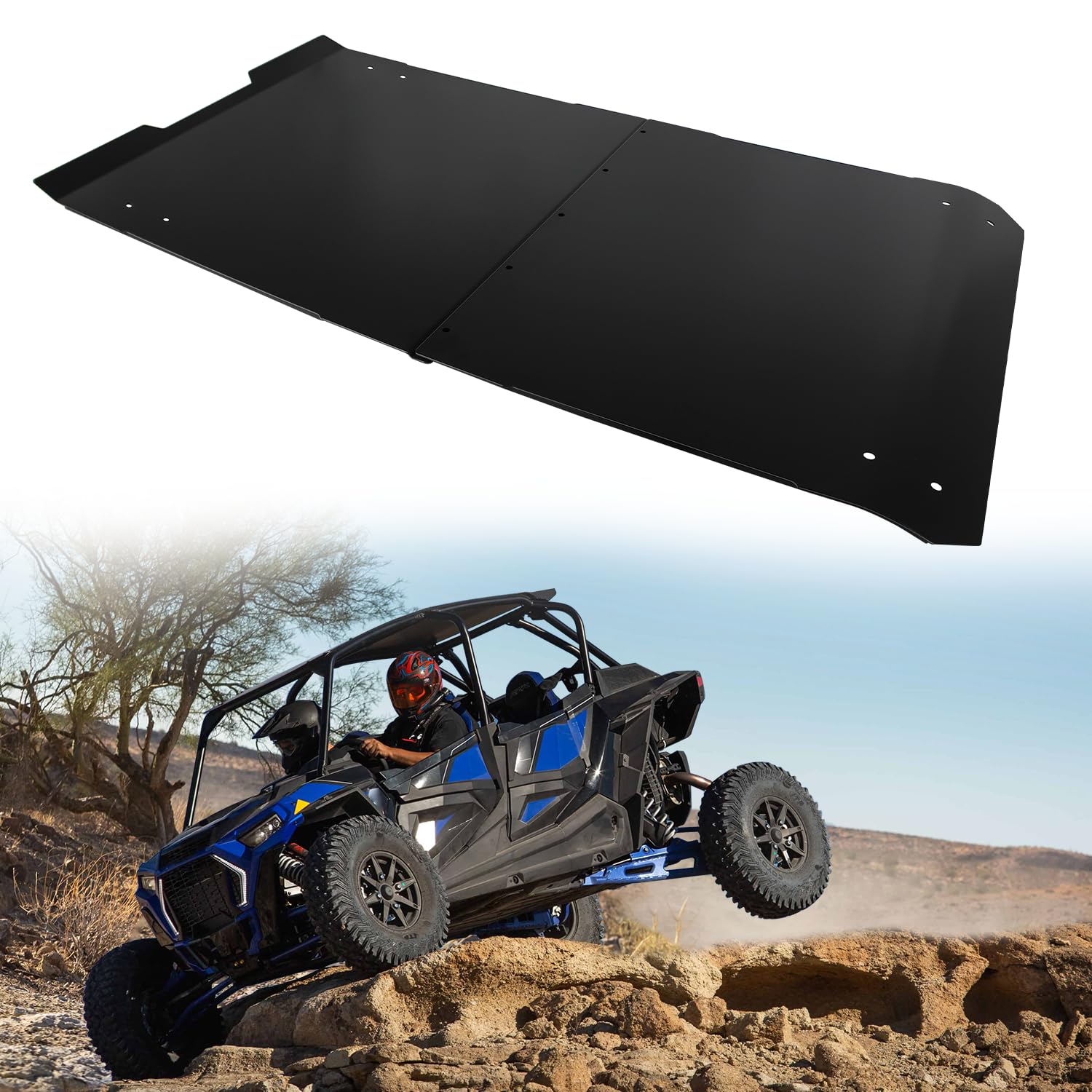 CPOWACE Aluminum Roof Top Compatible with 2020-2024 Polaris RZR PRO XP ...
