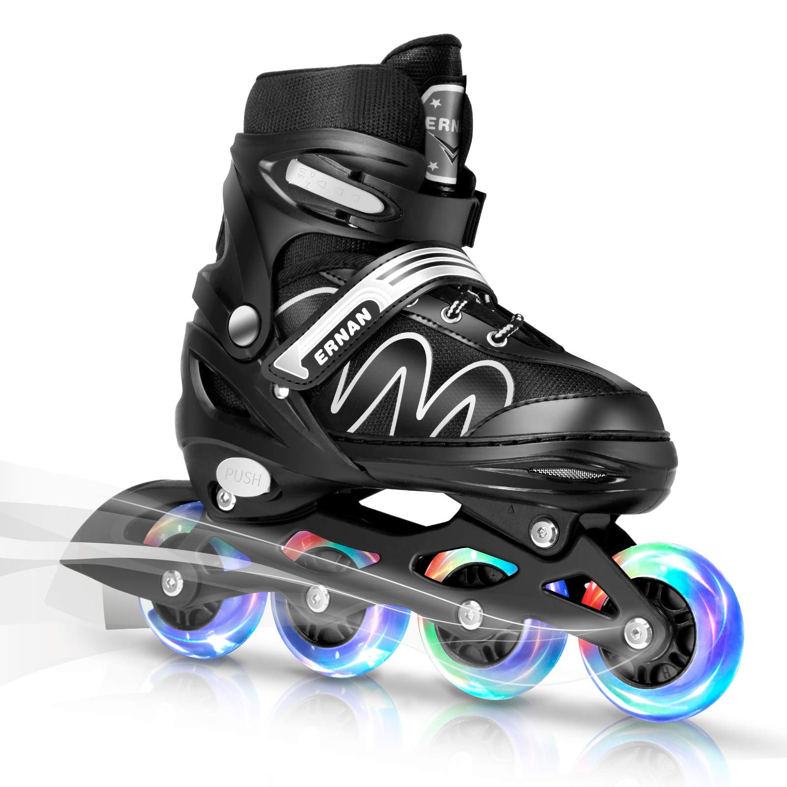ERNAN Inline Roller Skates,Adjustable Inline Skate for Kids and Adults ...