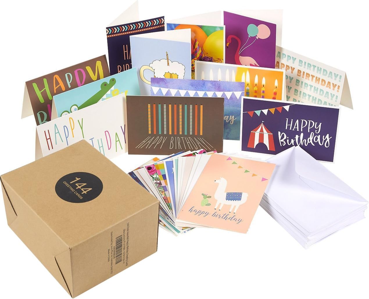 Best Paper Greetings Happy Birthday Greeting Cards (144-Pack) – Happy ...