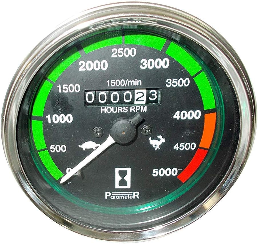 Amazon.com: Measurement Engine Tachometer 85 mm dia, 0-5000 RPM CW ...