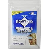 Amazon.com: WellPatch Migraine & Headache Cooling Patch - Drug Free, Lasts Up to 12 Hours, Safe ...