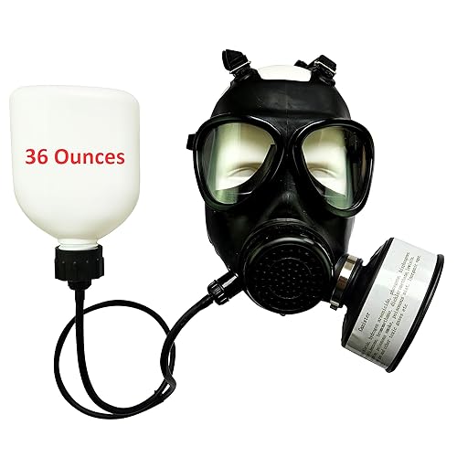 KYNG Gas Mask + 40mm NBC Filter- Respirator Tactical CBRN Face Mask ...