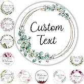 Amazon.com: 60-240pcs Custom Stickers Labels-Personalized Stickers for ...