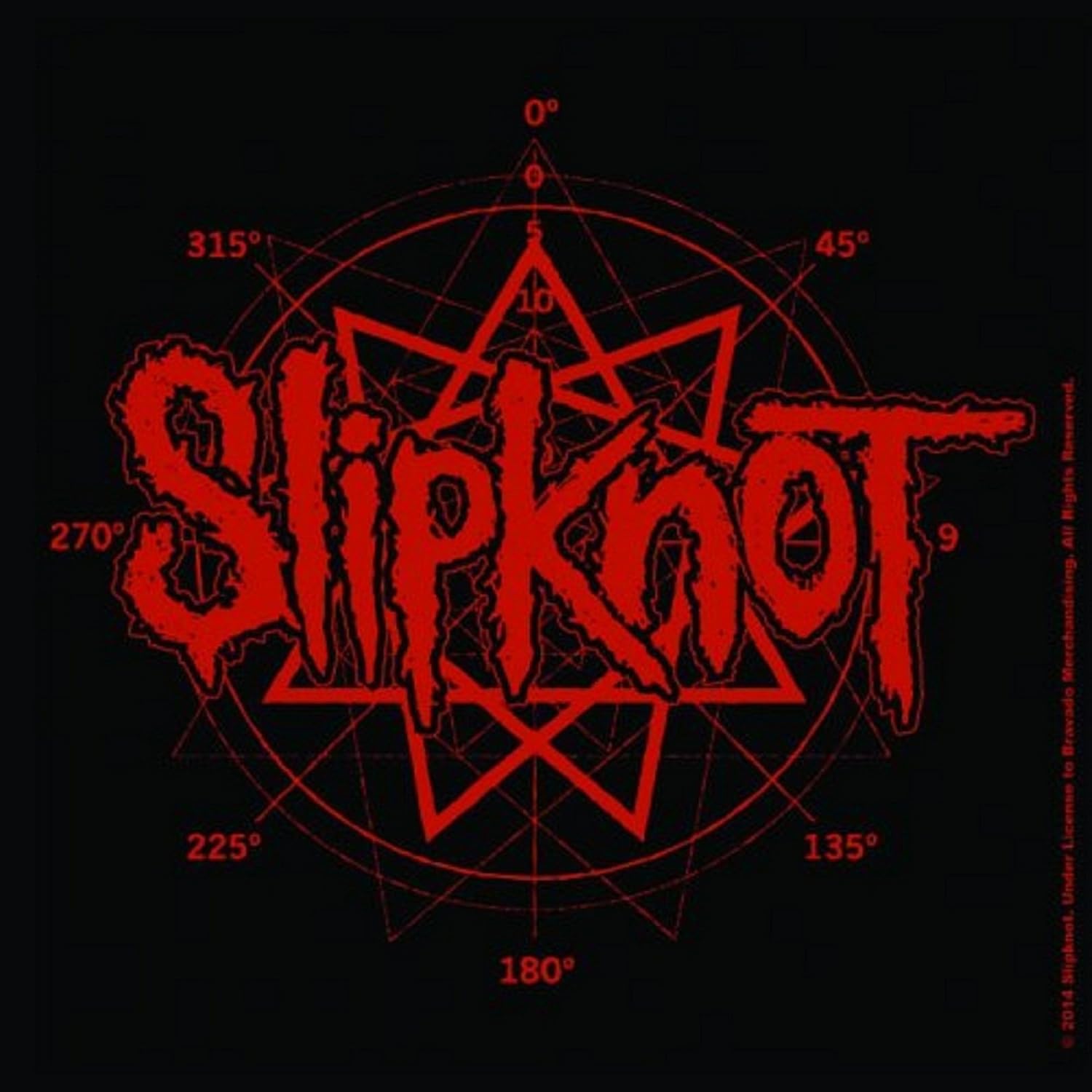 Slipknot Coaster band Logo Official 9.5cm x 9.5cm Cork single drink One ...