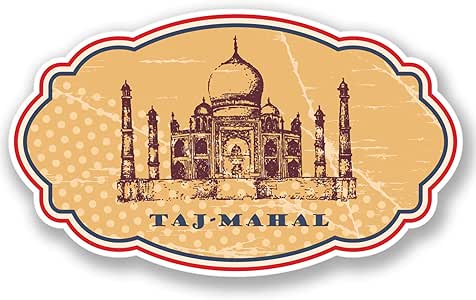 Amazon.com : 2 x Taj Mahal Vinyl Stickers : Everything Else