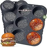 Amazon.com: GDDGCUO Hamburger Bun Pan, 4 Inch Silicone Hamburger Bun ...