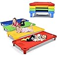 Amazon.com: Fireflowery Toddler Cots for Sleeping, Stackable Cot Bed ...