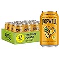 Amazon.com: Popwell Tropical Mango Better-For-You Prebiotic Soda, with ...