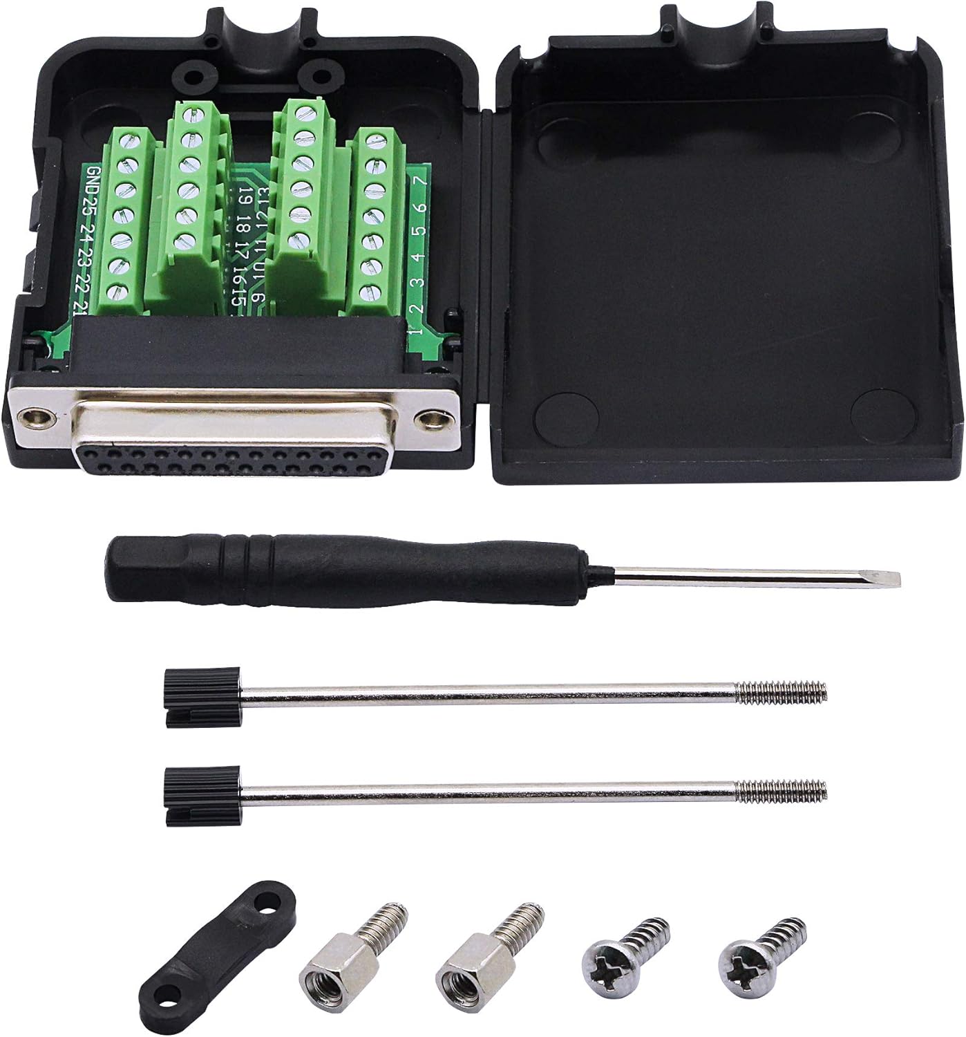 CERRXIAN DB25 Adapter RS-232 Serial Interface DB25 Connector (Female ...