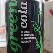 Green Cola Cans 24 Pack, No Sugar Soft Drink, 0 Calories, No Aspartame ...