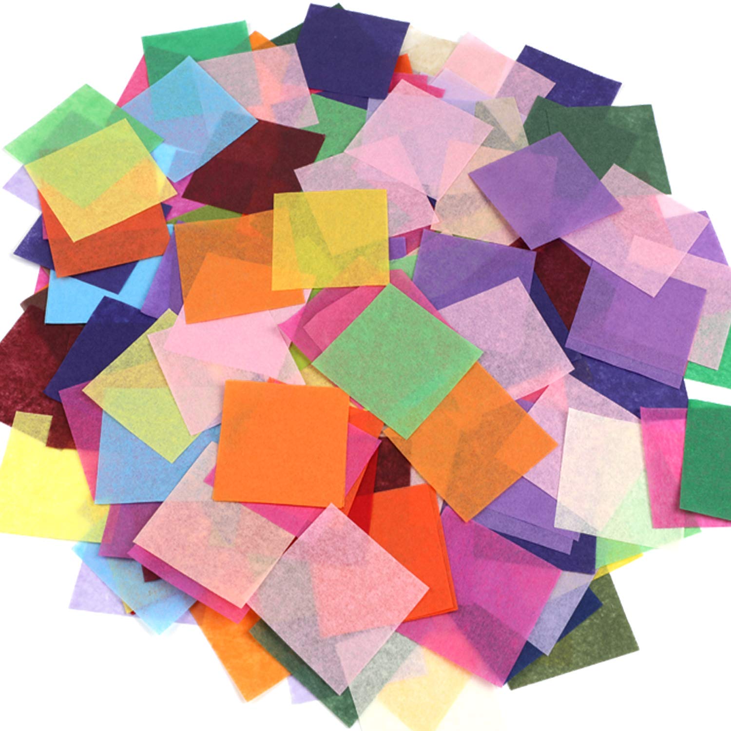 Arts Crafts Sewing Konsait 3000 Sheets Tissue Paper Squares 2 Inch