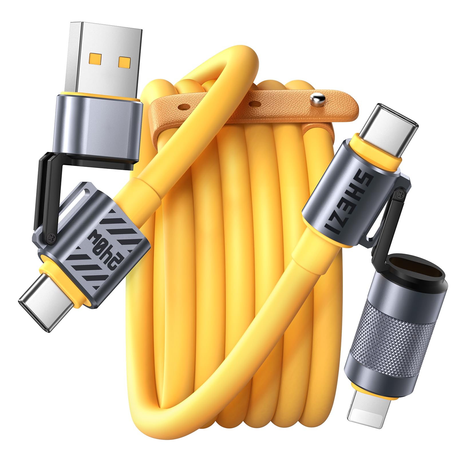 Vexipia 240W USB C Cable, 4 in 1 USB C to USB C Cable [Fast Charging ...