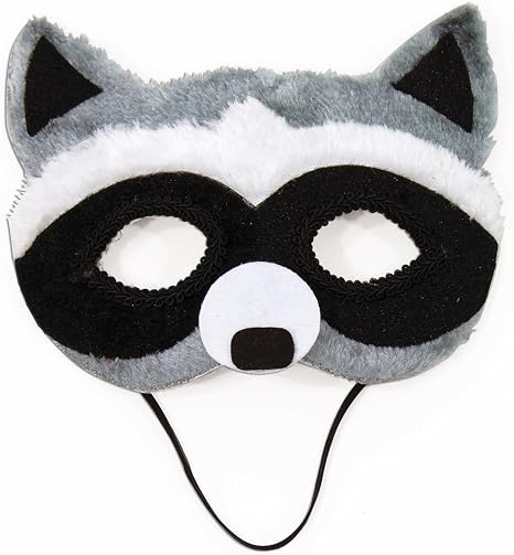 Forum Novelties Inc. Raccoon Animal Fancy Eye Mask Adult Child Faux Fur ...