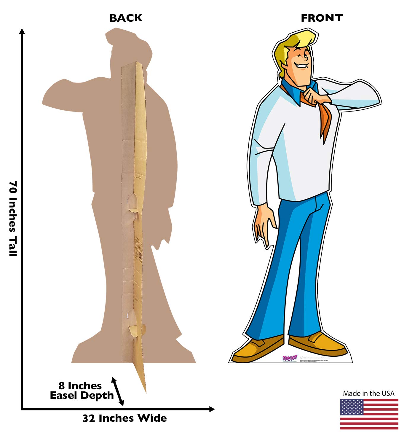 Mua Cardboard People Fred Life Size Cardboard Cutout Standup - Scooby ...