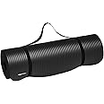 Amazon Basics Extra Thick Exercise Yoga Gym Floor Mat with Carrying ...
