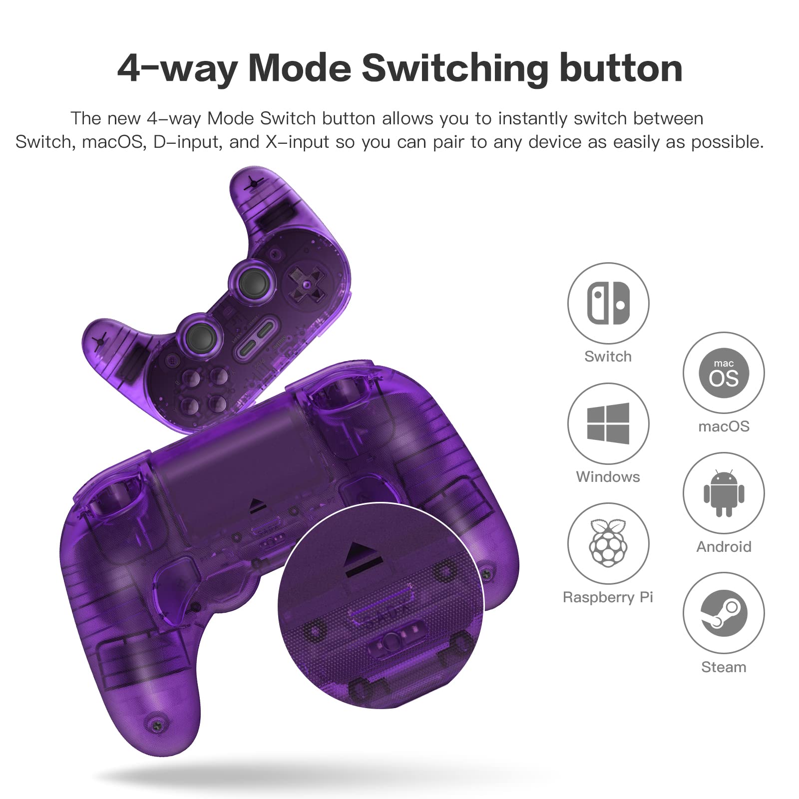 Mua 8Bitdo Pro 2 Bluetooth Controller (Hall Effect Joystick Update ...