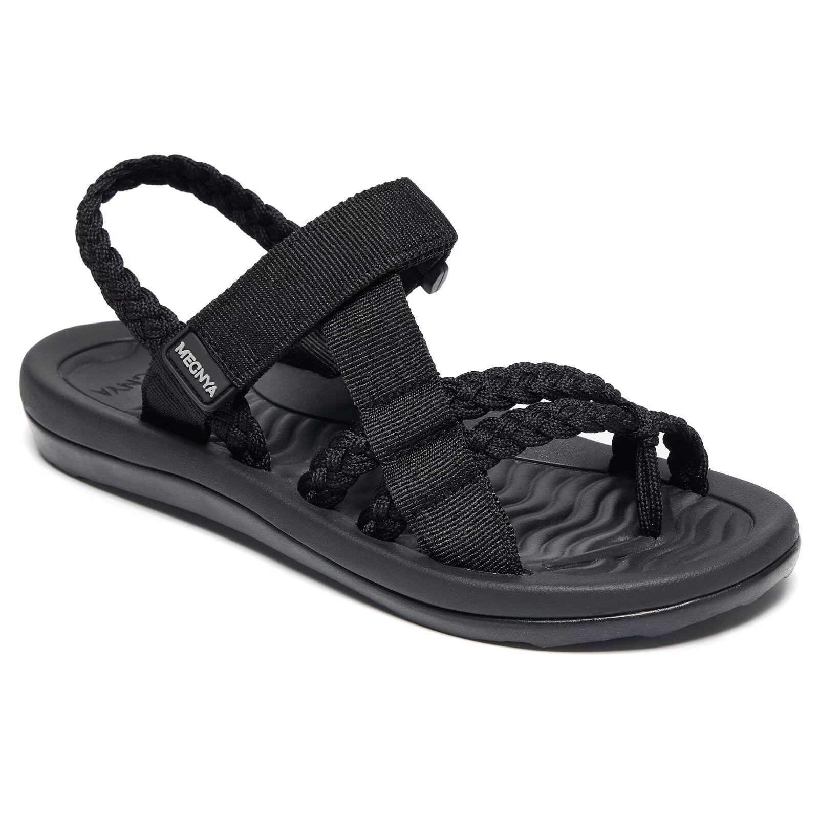 MEGNYA Women's Arch Support Flip Flop Sandals Camping, Comfort Walking ...
