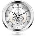 Amazon.com: Hicarer 4 1/16 Inch Skeleton Clock Insert with Bezel ...