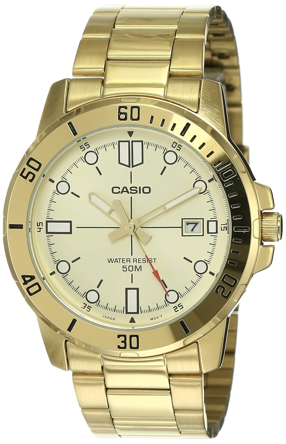 Buy Casio Enticer Analog Gold Dial Men's Watch - MTP-VD01G-9EVUDF ...