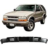 Amazon.com: CarPartsDepot Front Lower Bumper Valance Black Compatible ...