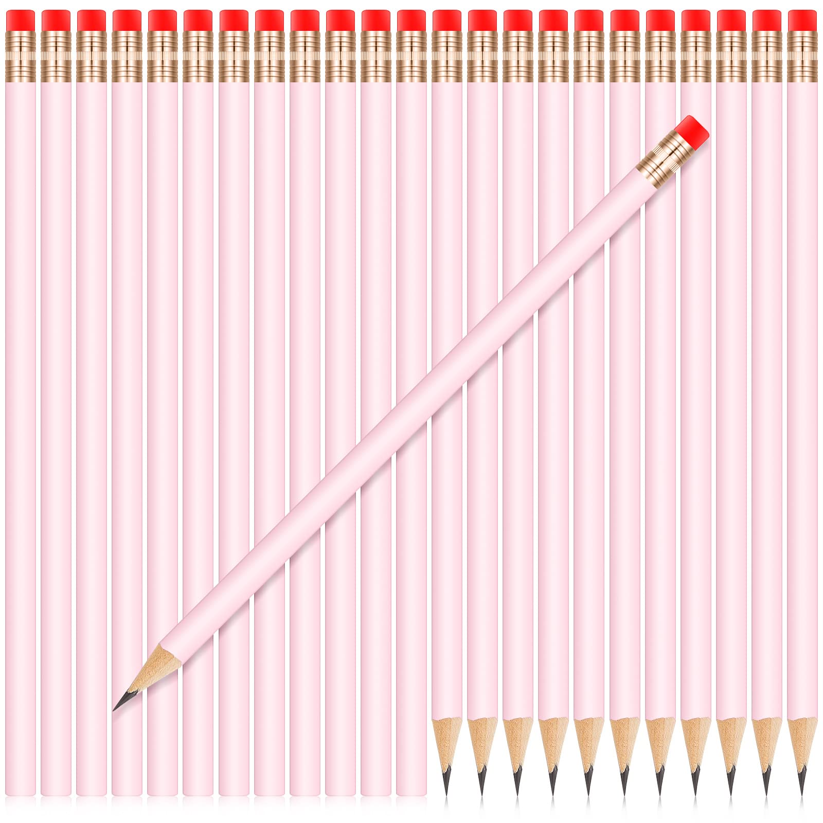 Mua Outus 24 Pieces Round Pencils HB Graphite Pencils Wood Pencils with ...