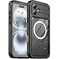 Amazon.com: for iPhone 16 Plus Waterproof Case, with Built-in Screen Protector Dustproof ...