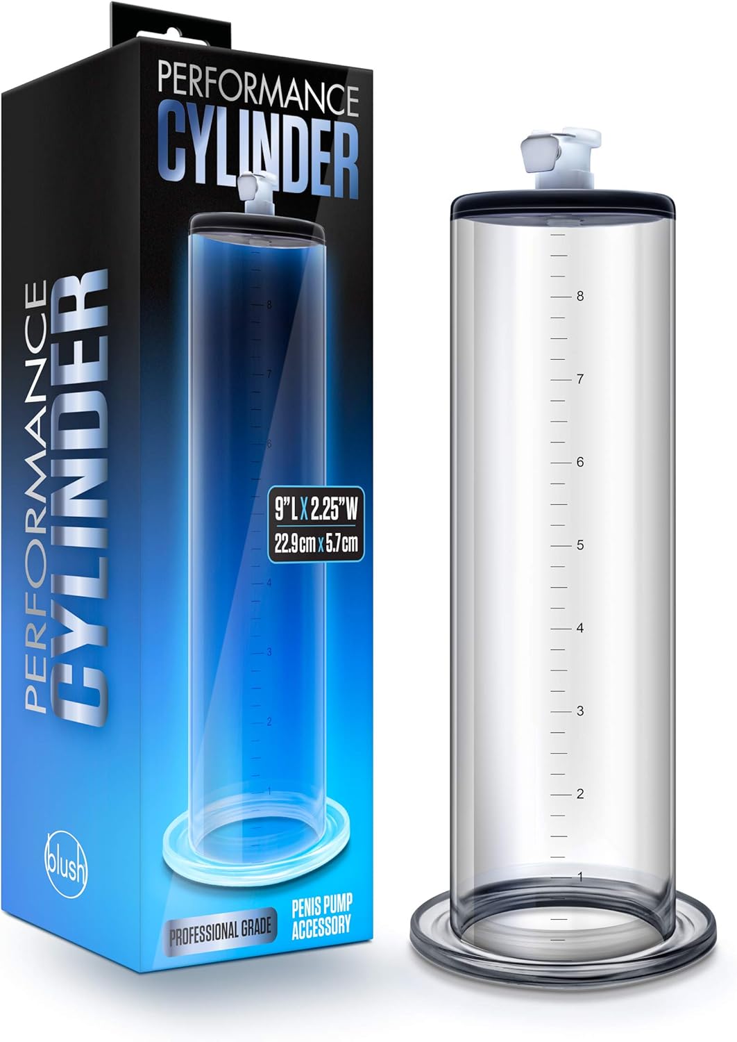 Amazon.com: Blush Performance Acrylic Penis Pump Cylinder, 2.25 Inch x ...