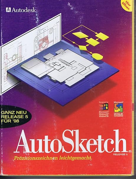 Autodesk AutoSketch Release 5, deutsch CD Win: Amazon.de: Computer ...