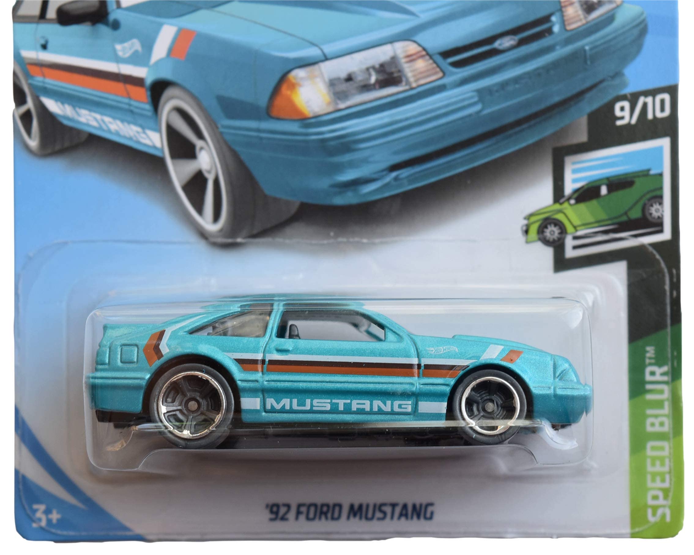 Mua 92 Ford Mustang, [Blue] 152/250 Speed Blur 9/10 Hot Wheels '92 Ford ...