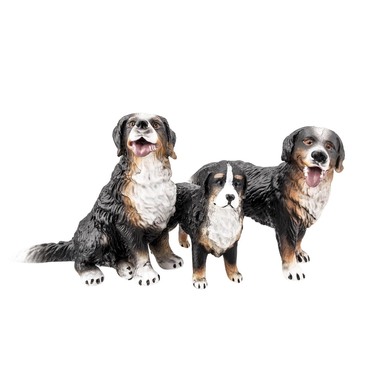 Amazon.com: TOYMANY Bernese Mountain Dog Figurines, Realistic Dog Toy ...