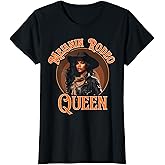 Amazon.com: Melanin Rodeo Queen Bronc Riding African American T-Shirt ...