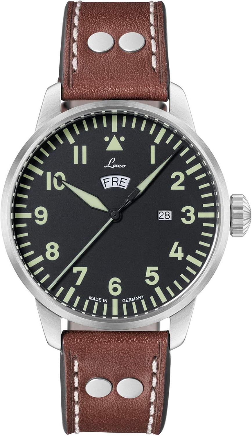 Laco / 1925 Men's 861807 Laco 1925 Pilot Classic Analog Watch: Amazon ...