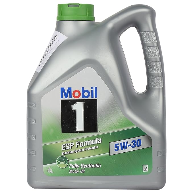 Mobil 1 ESP 5W-30 API SM/SN Fully Synthetic Motor Oil for Cars (4 L ...