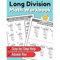 Math Workbook multi-digit multiplication and long division grade 5-7 ...