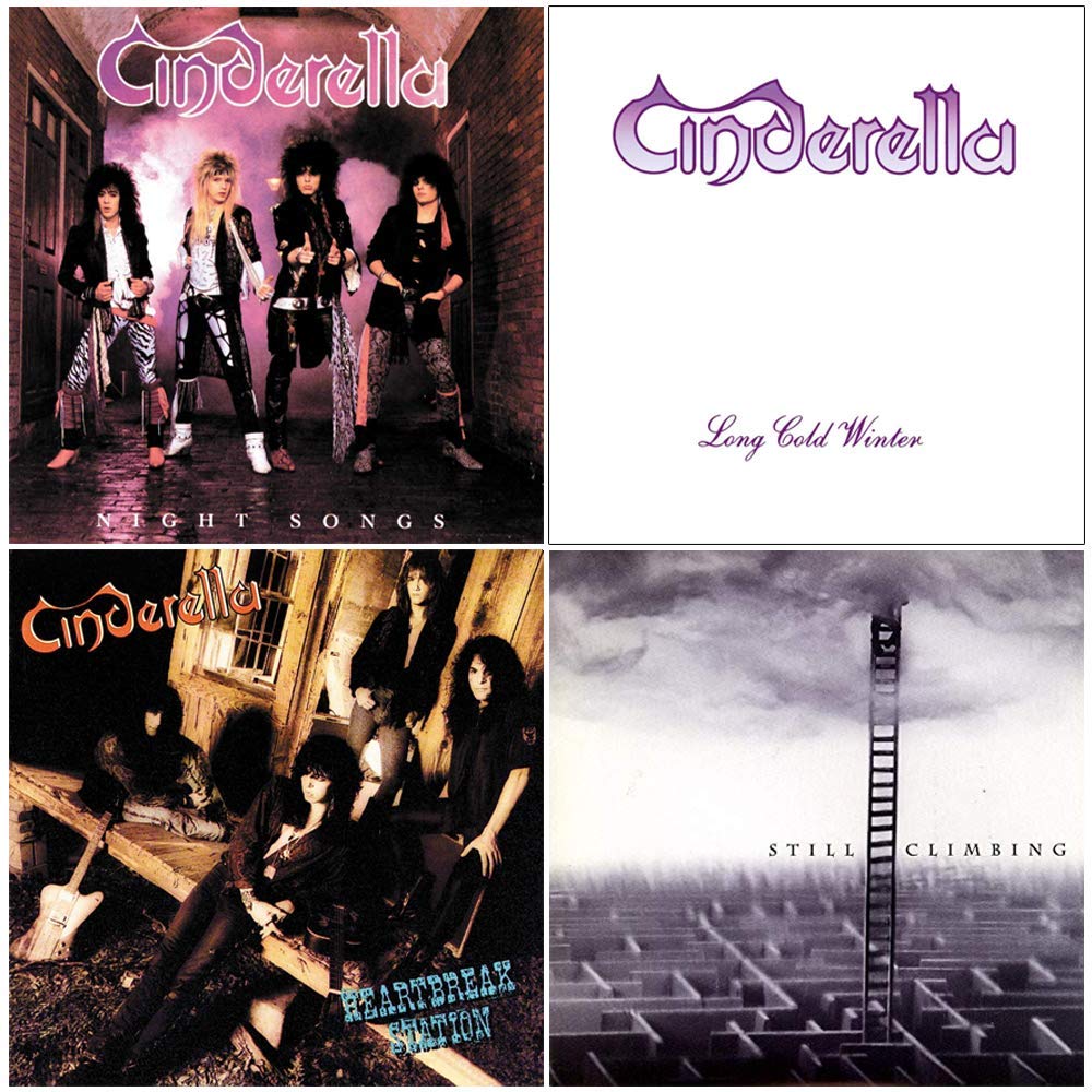 Cinderella - Cinderella: Complete Studio Album Discography - 4 CDs ...