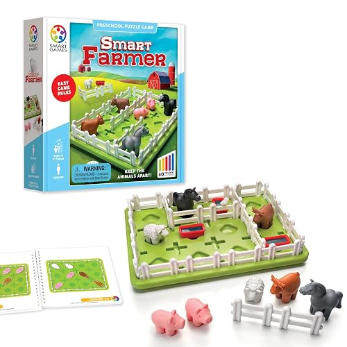 SmartGames Smart Farmer – Barnyard STEM Focused Cognitive Skill ...