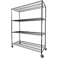 Amazon.com: SafeRacks - NSF Certified Storage Shelves, Zinc, Heavy Duty Steel Wire Unit with ...