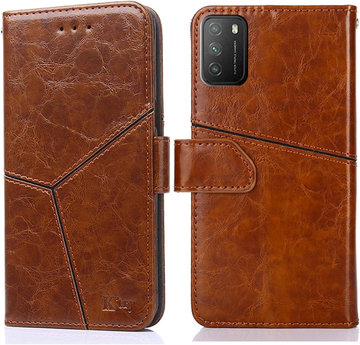 New Cell Phone Cases for Xiaomi Poco M3 Geometric Stitching Horizontal ...