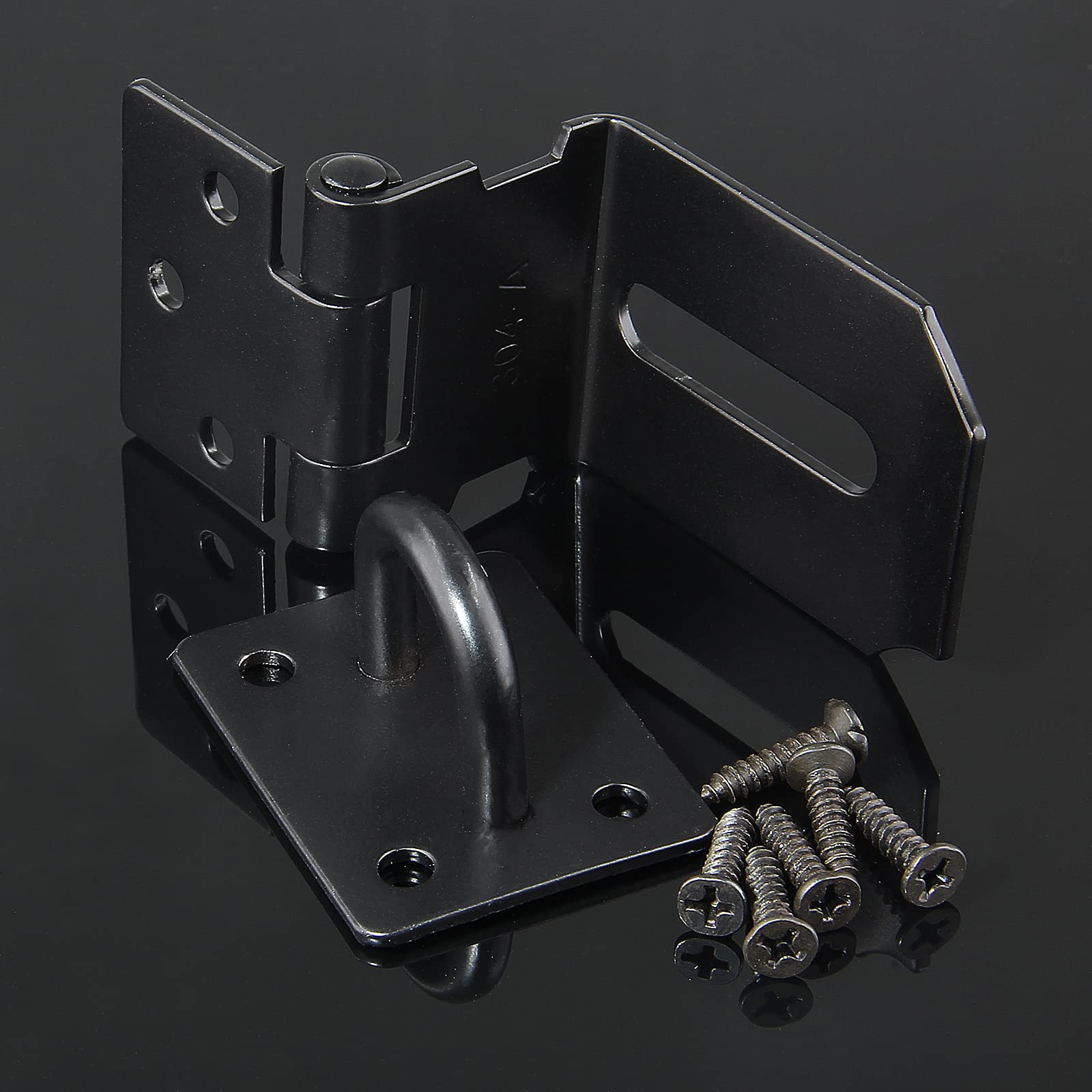 Mua Piutouyar 2Pcs Door Hasp Latch Lock 90 Degree Hasp Right Angle ...