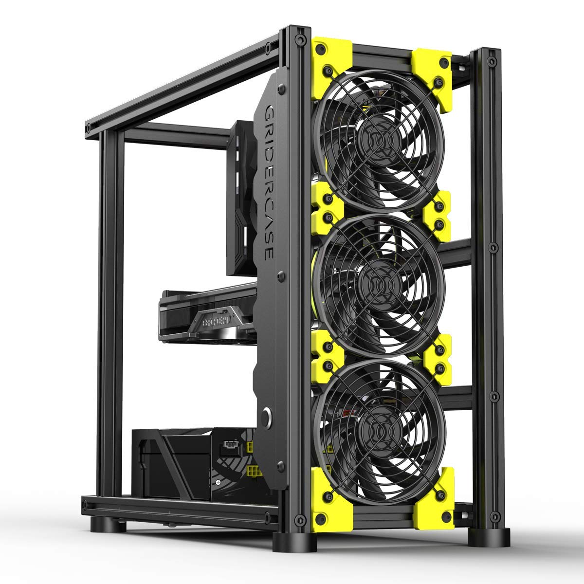 Amazon.in: Buy Veddha Grider Case GCB1+ Open-Air Cooling Design PC ...