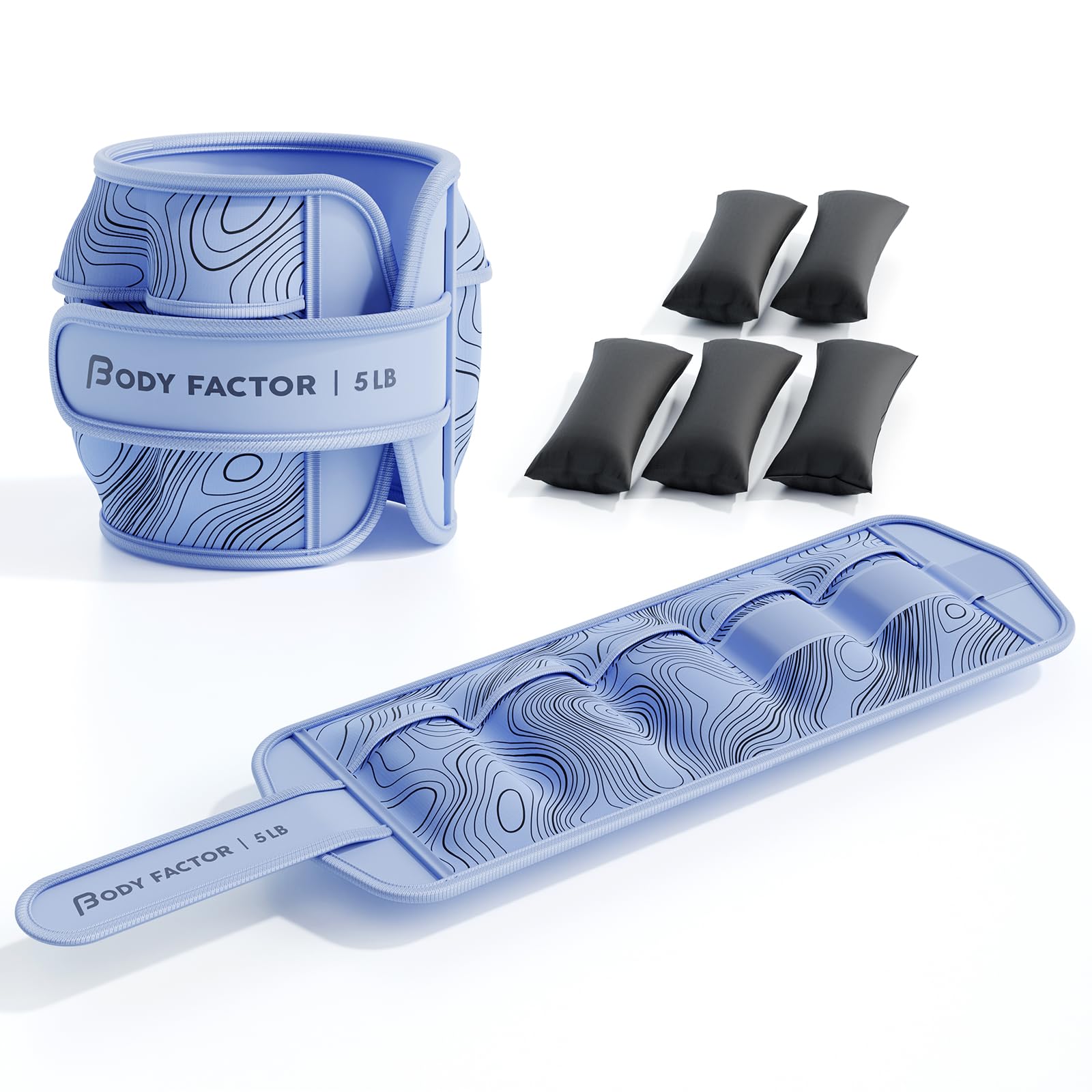 Body Factor Wrist Ankle Weights for Women?Arm & Leg weights for Walking ...