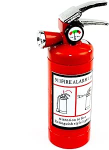 Amazon.com: Novelty Fire Extinguisher Lighter with LED Light and Butane ...