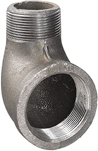 Amazon.com: 1" FNPT x 3/4" MNPT 90 Degree Reducing Street Elbow ...