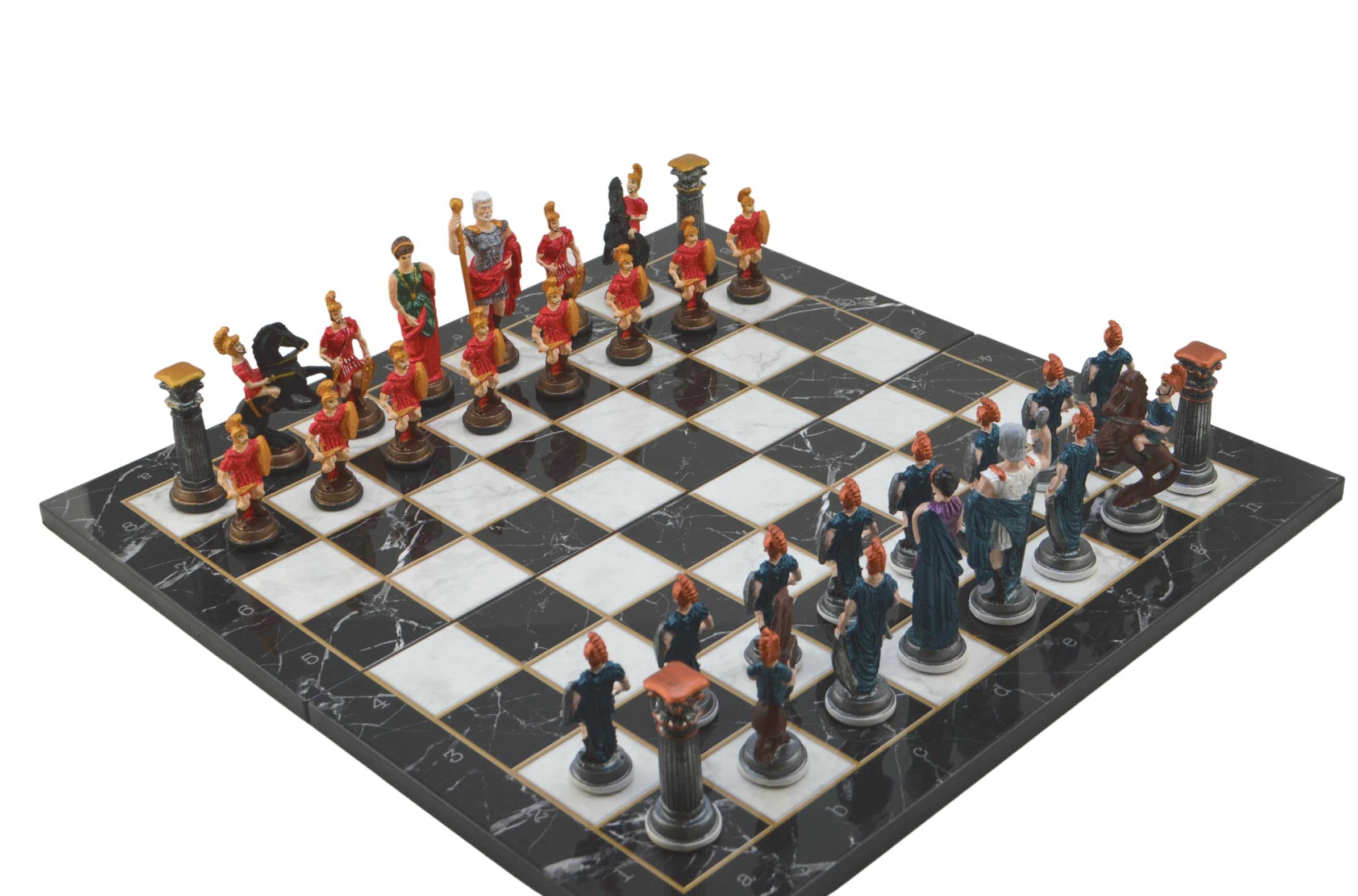 Mua Metal Chess Set,Historical Rome Figures,Handmade Painted Chess ...